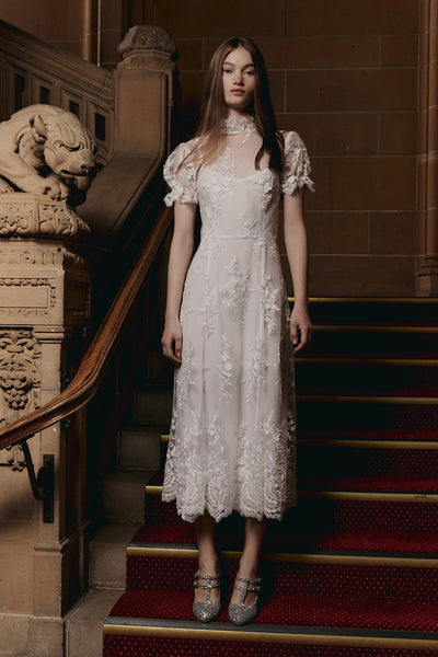 Porcelain dress in Ivory Lace | macgraw