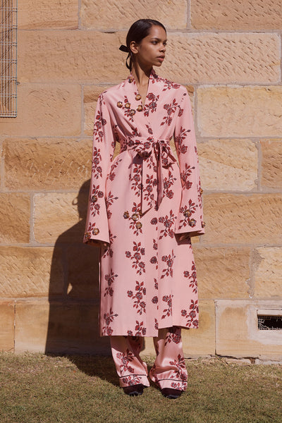 St Peter's Robe in Pink rose print by macgraw